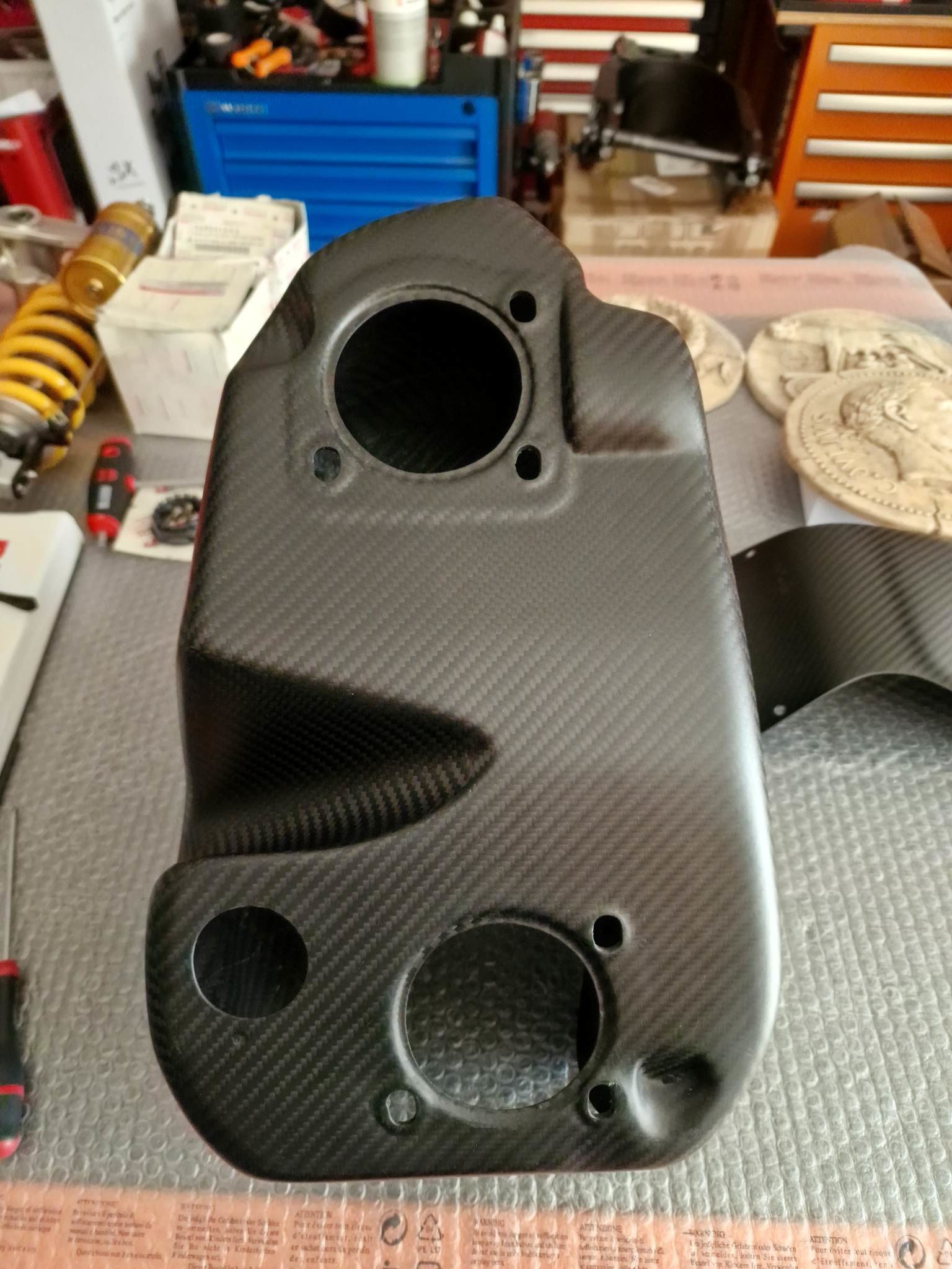 EVR Carbon Airbox mod. C94 for Ducati 749r/999r as NEW conditions ...